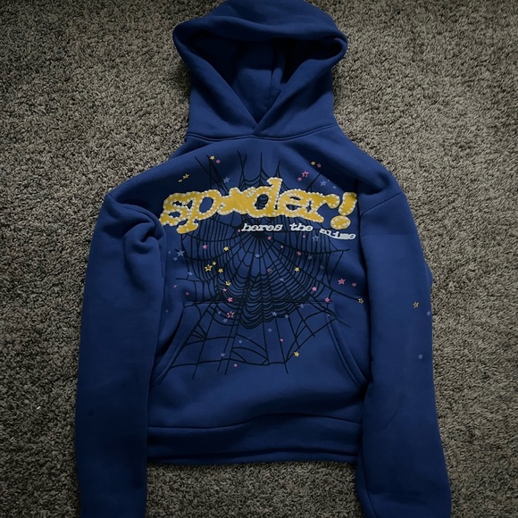 Sp5der | Sweaters | Sp5der Beluga Tc Blue | Poshmark